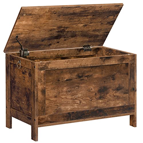 HOOBRO Storage Chest Trunk, Wooden Storage Box, Large Toy Chests with ...