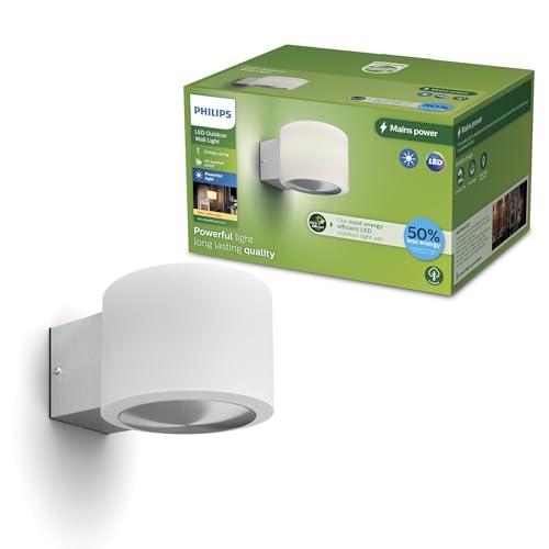 PHILIPS Otis UltraEfficient Outdoor Wall Light 2700K 800lm INOX by ...