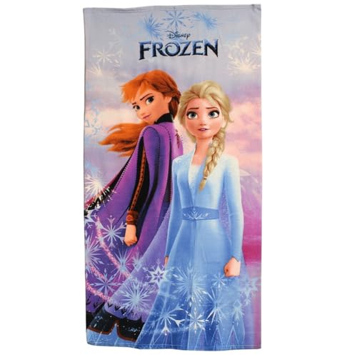 Frozen Polyester Towel, Lightly Absorbent Fabric, Elsa and Anna Design ...