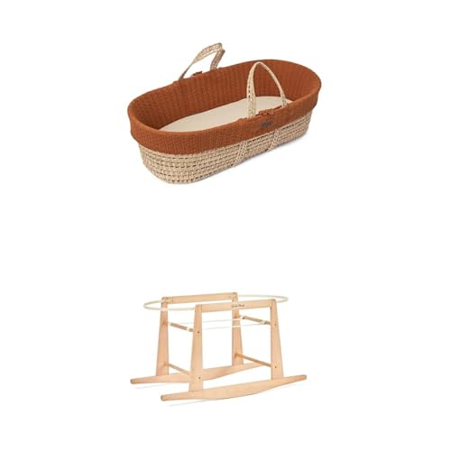 The Little Green Sheep Bundle - Knitted Moses Basket & Mattress ...