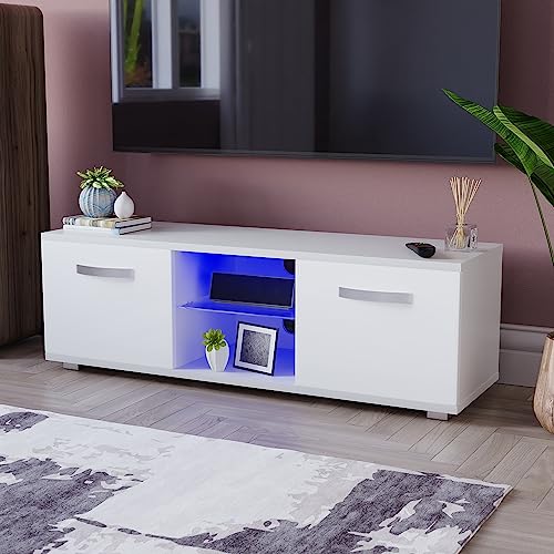 Vida Designs Cosmo LED TV Unit 2 Door Modern Gloss Matte MDF Living ...