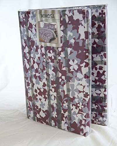 Mimosa 3 Piece Bedding Set, Cotton, polyester, Clover Leaf grit, 150Cms ...