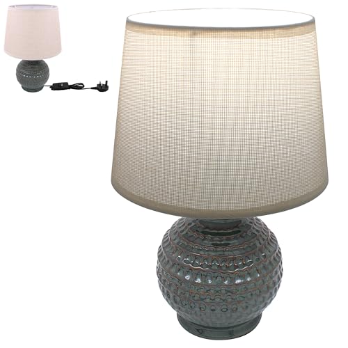 Lesser & Pavey Elements Table Lamp - Green for Home Decor & Living Room ...