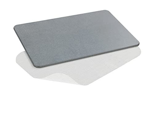 Wenko Simi Grey Bath Mat 60 x 39 cm by Amazon | ufurnish.com