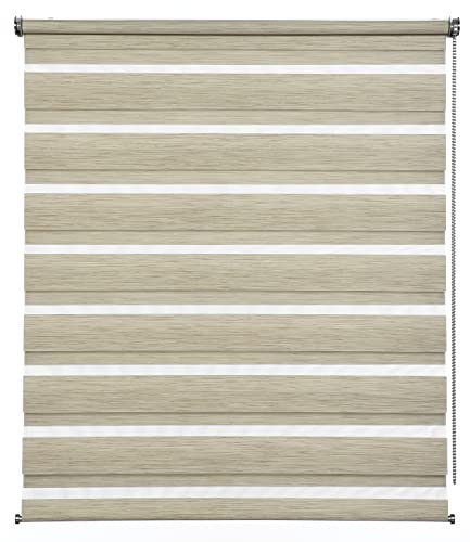 GARDINIA Deluxe Double Roller Blind, Duo Roller Blind, Side Pull Roller ...