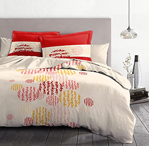 Home Linge Passion 3-Piece Duvet Cover Set Warm Symbol 100% Cotton 57 ...