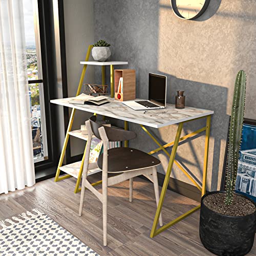 DECOROTIKA - Admira Modern Computer Desk Home Office Desk - 120 cm ...