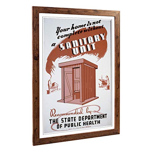 Big Box Art Framed Print of Vintage WPA Poster Sanitary Unit Design ...