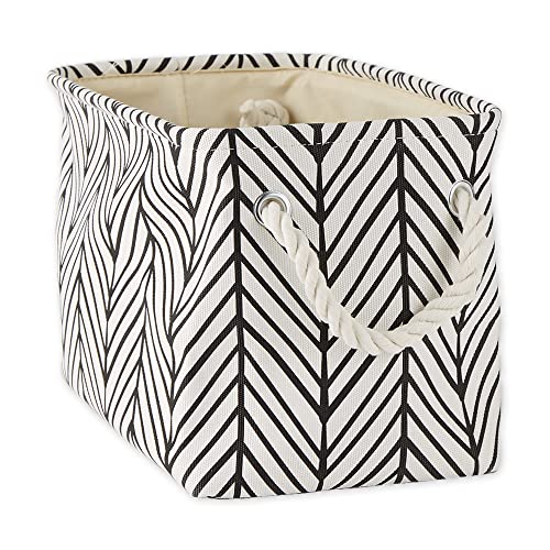DII Collapsible Polyester Storage Basket or Bin with Durable Cotton ...
