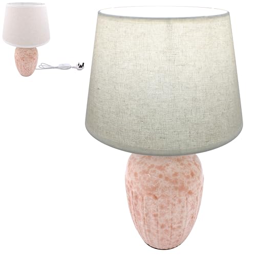 Lesser & Pavey Table Lamp with Shade for Home Decor & Living Room ...
