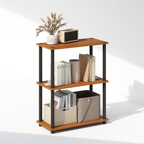 Furinno Turn-N-Tube 3-Tier Multipurpose Compact Display Rack, Shelving ...