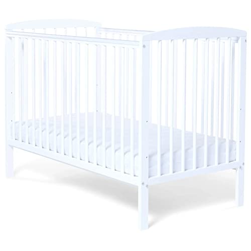 Baby Elegance Starlight Cot Crib with 3-in-1 Convertible Mattress ...