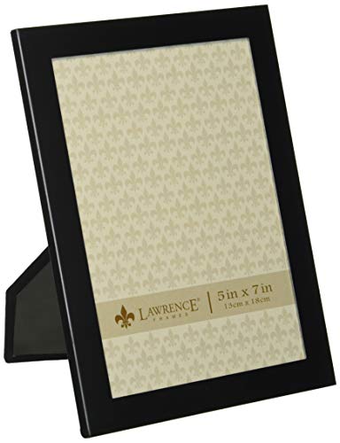 Lawrence Frames Black 5 by 7 Aluminum Metal Picture Frame by Amazon ...