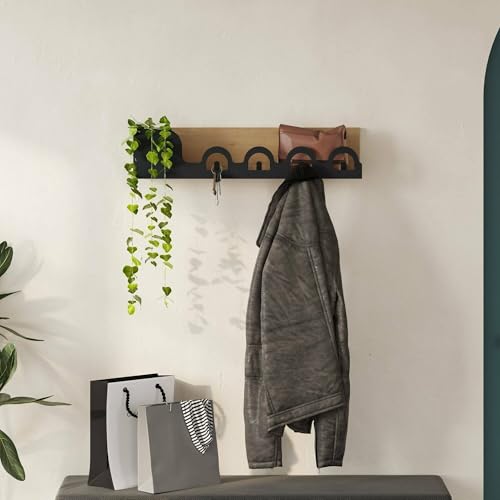 Dmora Jarnsaxa Coat Rack, Multi-Purpose Clothes Rack, Wall Hanger, 63 x ...