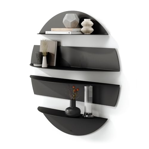 Umbra Solis Decorative Floating Shelf - Set of 4 Wall-Mount Shelves to ...