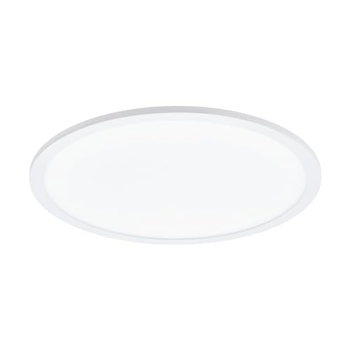 "Eglo LED Ceiling Light Panel Sarsina, dimmable Ceiling lamp Made of ...