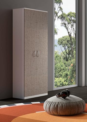 Dmora Ticao Multi-Purpose Wardrobe with 2 Doors, Multifunctional ...