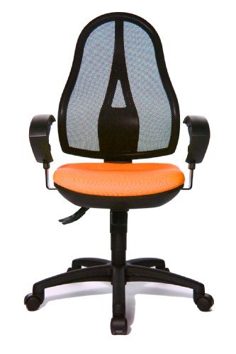 Topstar Open Point SY Office Swivel Chair - Orange by Amazon | ufurnish.com