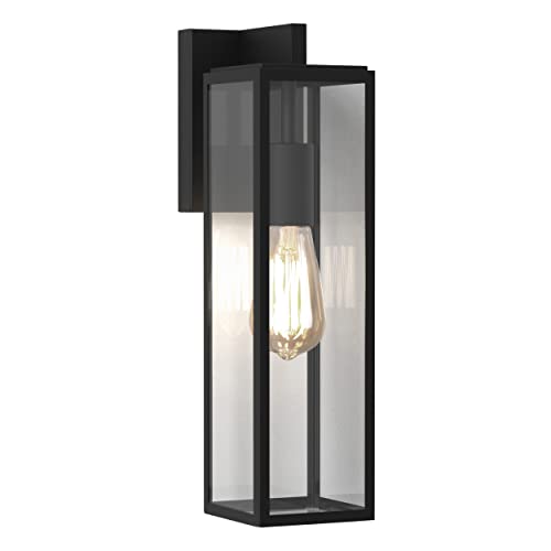 Astro Harvard Lantern Outdoor Wall Light - IP44 Rated - (Textured Black ...