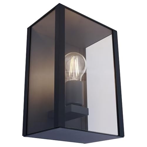4lite Outdoor Wall Light with Clear Glass (Graphite) IP44 Rated ...