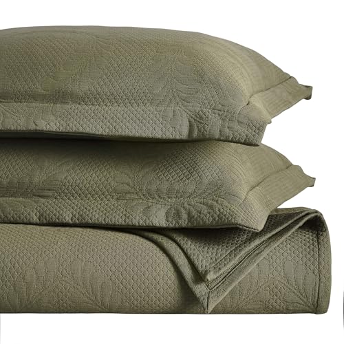 Superior 3 Piece Cotton Bedspread Set, Home Bed Decor, Decorative Bed ...