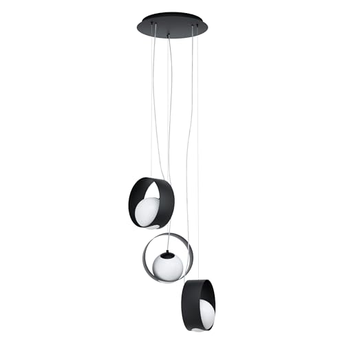 EGLO Camargo Pendant Light 3 Bulbs Modern Elegant Pendant Light Made of ...
