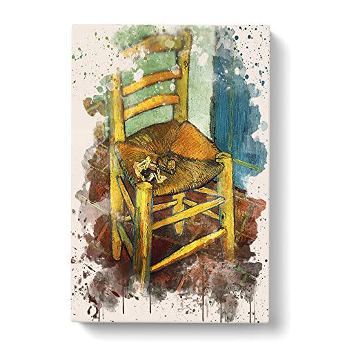 Vincent Van Gogh Chair and Pipe Canvas Print for Living Room Bedroom ...