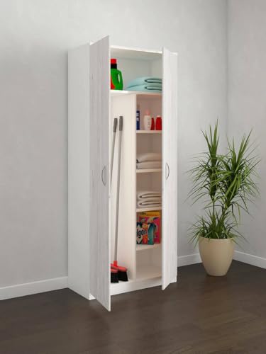 Dmora Sibutu Multi-Purpose Wardrobe with 2 Doors, Multifunctional ...
