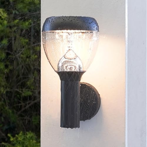 NBHANYUAN Lighting Outside Light LED Outdoor Wall Light Black Finish ...