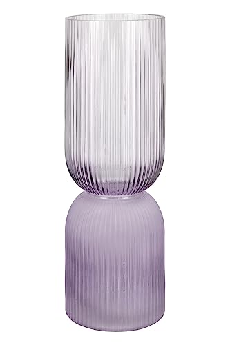 GILDE Decorative Glass Vase - Summer Decoration and Flower Vase for ...