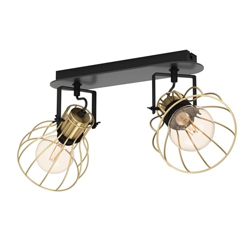 Eglo Spotlight bar Sambatello, Ceiling Light Fitting with 2 Adjustable ...
