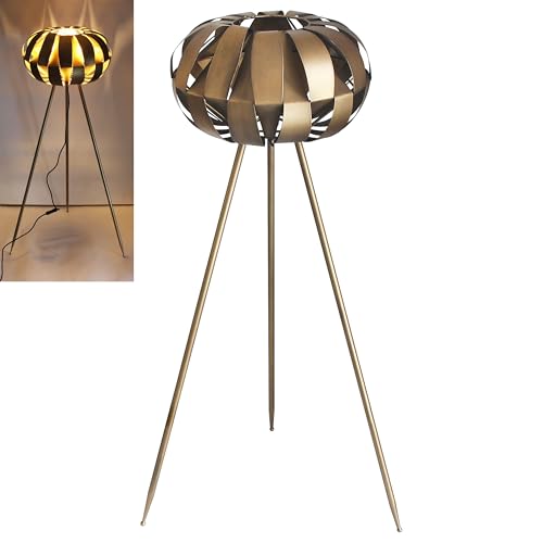 Lesser & Pavey Gold Lamp 117cm Tall for Home Decor & Living Room ...