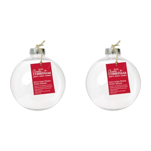 Create Christmas Fillable Bauble, One Size (Pack of 2) by Amazon ...