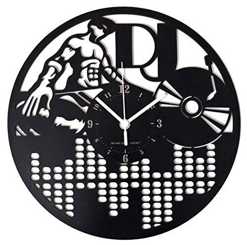 Instant Karma Clocks - DJ Wall Clock with Turntable, Vinyl and ...