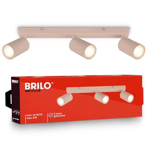 BRILONER - Ceiling Light, Adjustable, GU10 Socket, max. 9W, Spotlight ...
