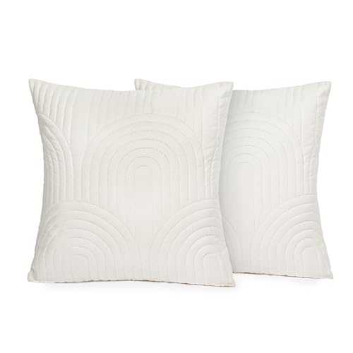 OHS Cream Covers for Cushions 45 x 45, Arches Pinsonic Cushion Covers ...