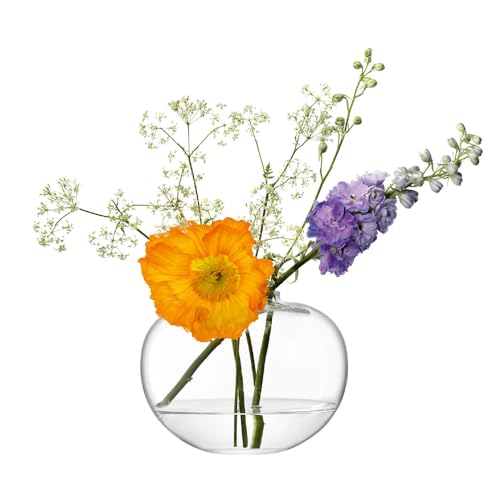 LSA International Flower Curved Bouquet Vase H15cm Clear- 1 Unit ...