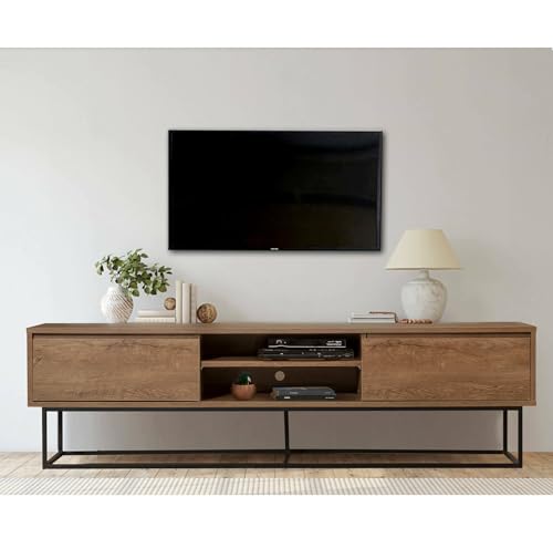 Dmora Selena Door Cabinet, Living Room Sideboard, Low Cabinet for TV ...