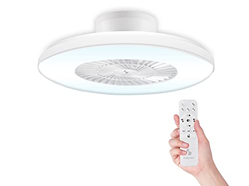 BEPER P206VEN650 Ceiling Fan with Light and Remote Control, 60 cm ...