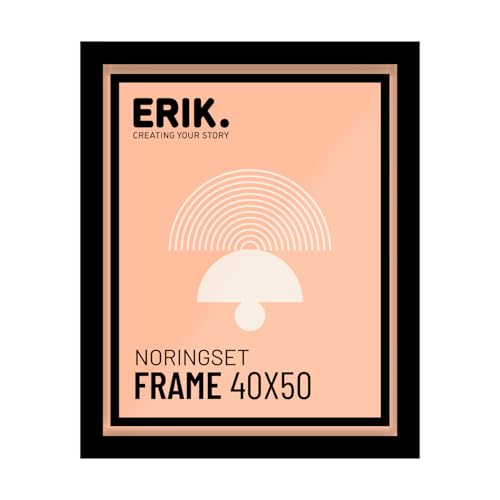Grupo Erik 40x50 Picture Frame - Black Photo Frames Wall, Large Picture ...