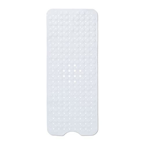 Relaxdays Bath Mat, Extra Large Bath Mat, Suction Cups, Massage, Non ...