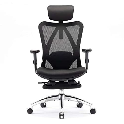 SIHOO Office Chair Ergonomic with Footrest, Breathable Mesh Design High ...