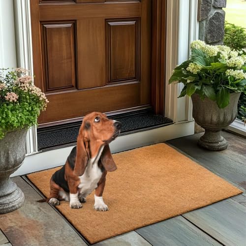 Nicoman Artificial Coir Scraper Door Mat 60 x 90 cm, Cut To Fit Boot ...