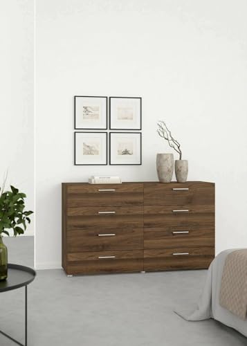 Dmora Solene Sideboard, Buffet for Living Room, Kitchen Pantry, 140 x 40 x H 82 cm, Walnut by ...
