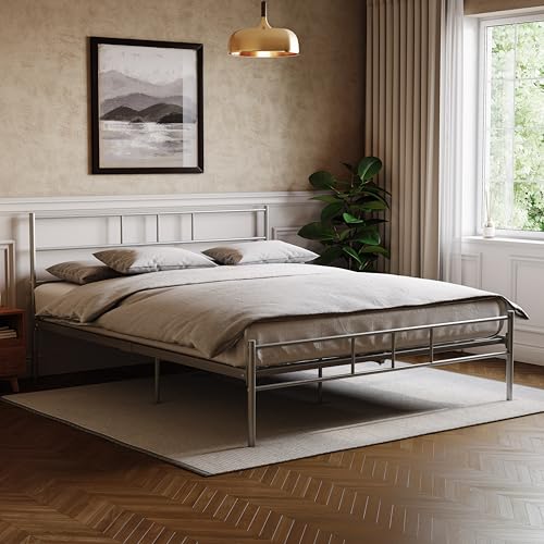 Vida Designs Dorset King Size Bed Frame, 5 ft Metal Bed Frame Bedroom ...