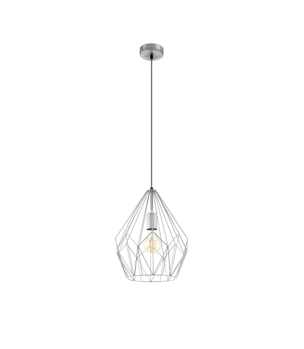 Eglo Pendant Lamp Carlton, 1 Bulb Vintage Pendant Light, Retro Hanging ...
