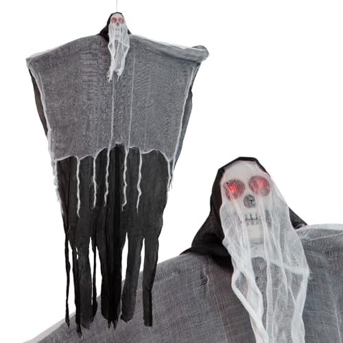 Global Gizmos 46189 Hanging Ghoul Decoration/Light & Sound Effects ...