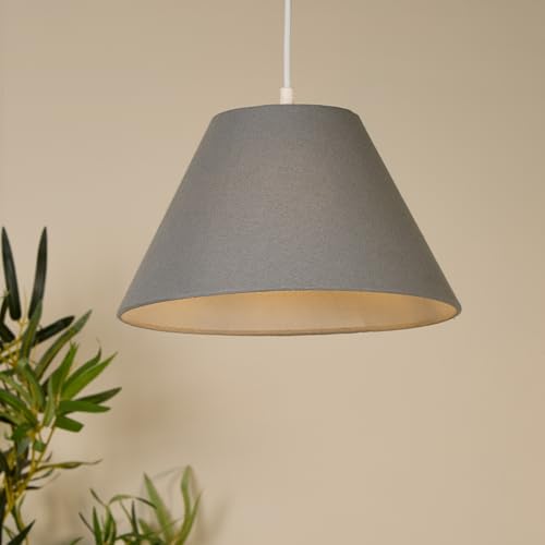 Lighting Collection Ceiling Shade, Grey by Amazon | ufurnish.com