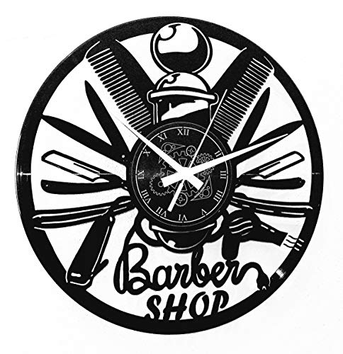 Instant Karma Clocks - Barber Shop Wall Clock - Retro Hairdresser Tools ...