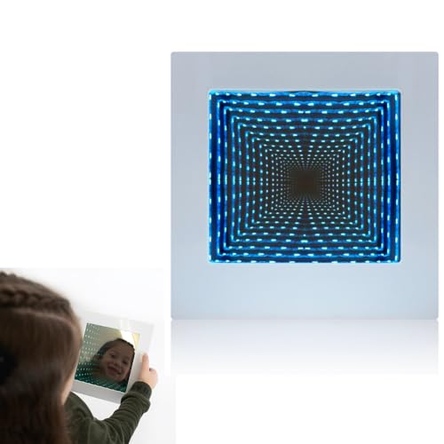 Playlearn 22cm Sensory LED Infinity Mirror Tunnel Light - 3D Infinity ...